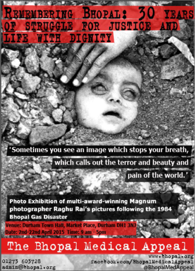 Raghu Rai photography exhibition in Durham - THE BHOPAL MEDICAL APPEAL