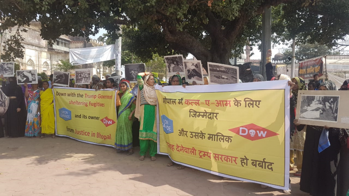 Bhopal’s Women Survivors Protest President Trump State Visit - THE ...